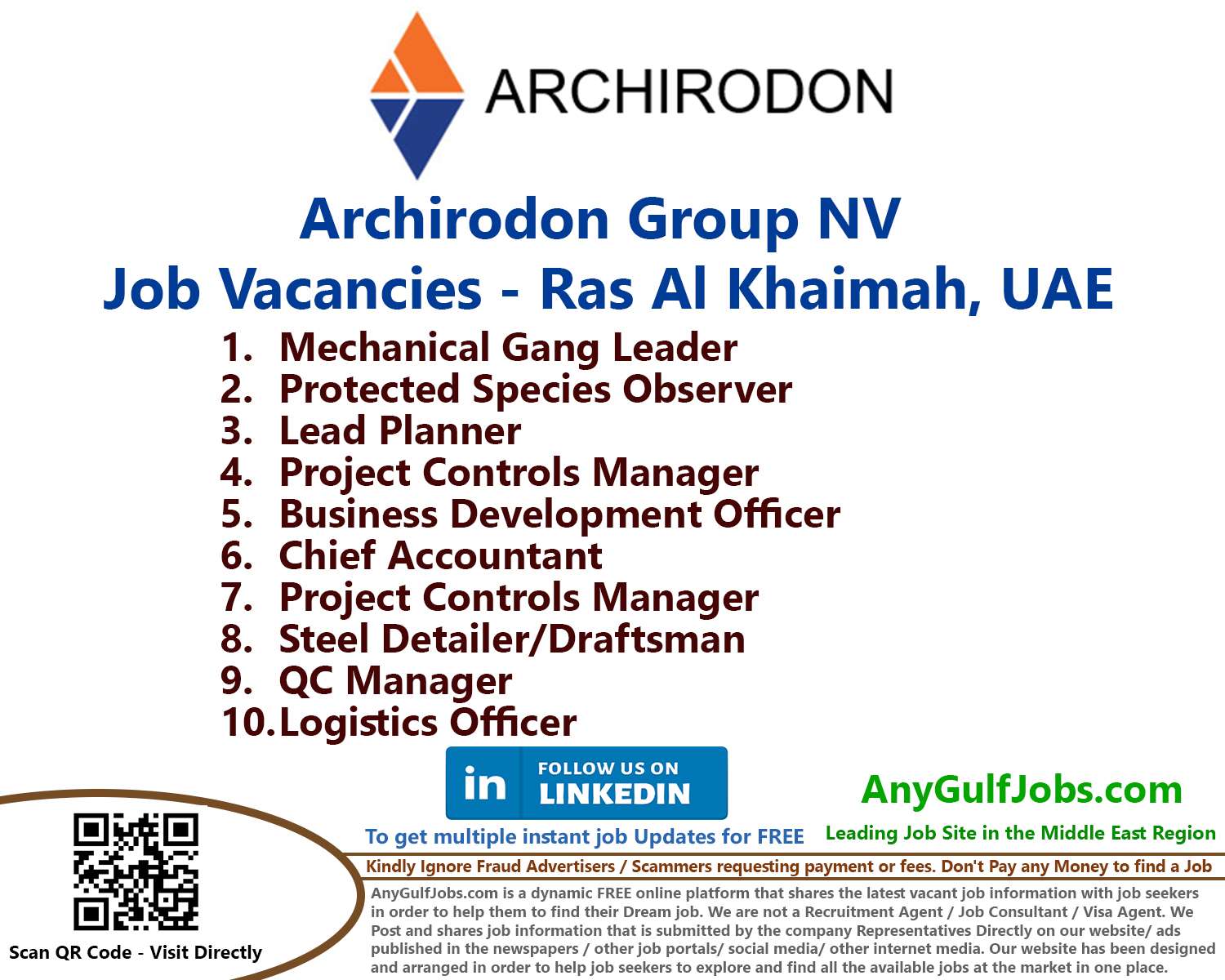 Archirodon Group NV Job Vacancies - Ras Al Khaimah, UAE 2025 ...