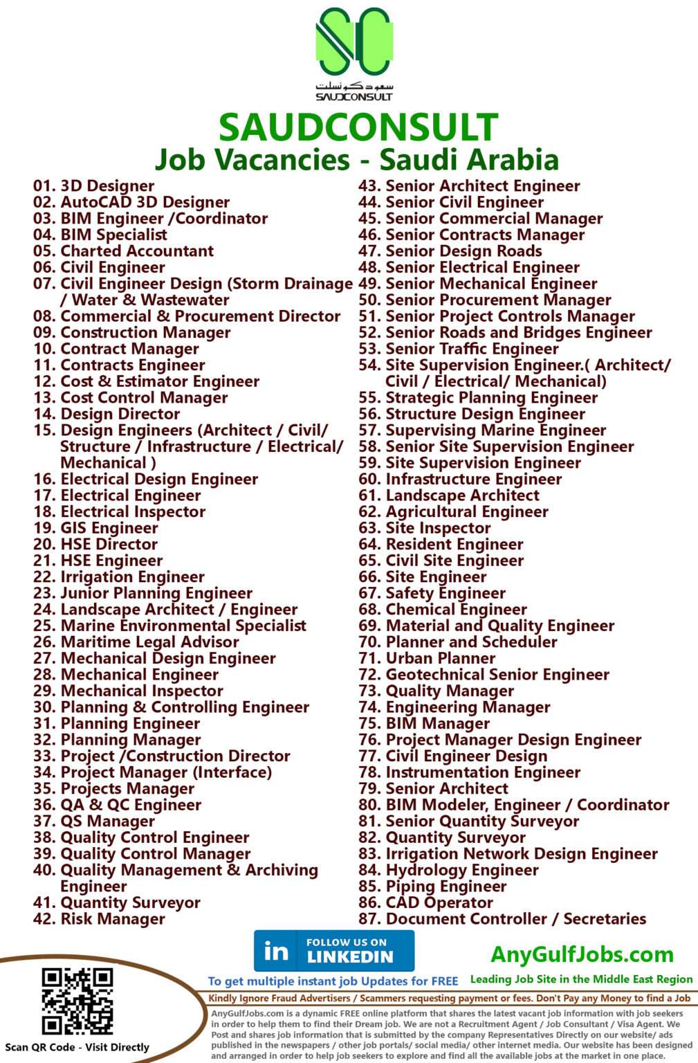 Saudi Consulting Services - SAUD CONSULT Job Vacancies in Riyadh, Saudi ...