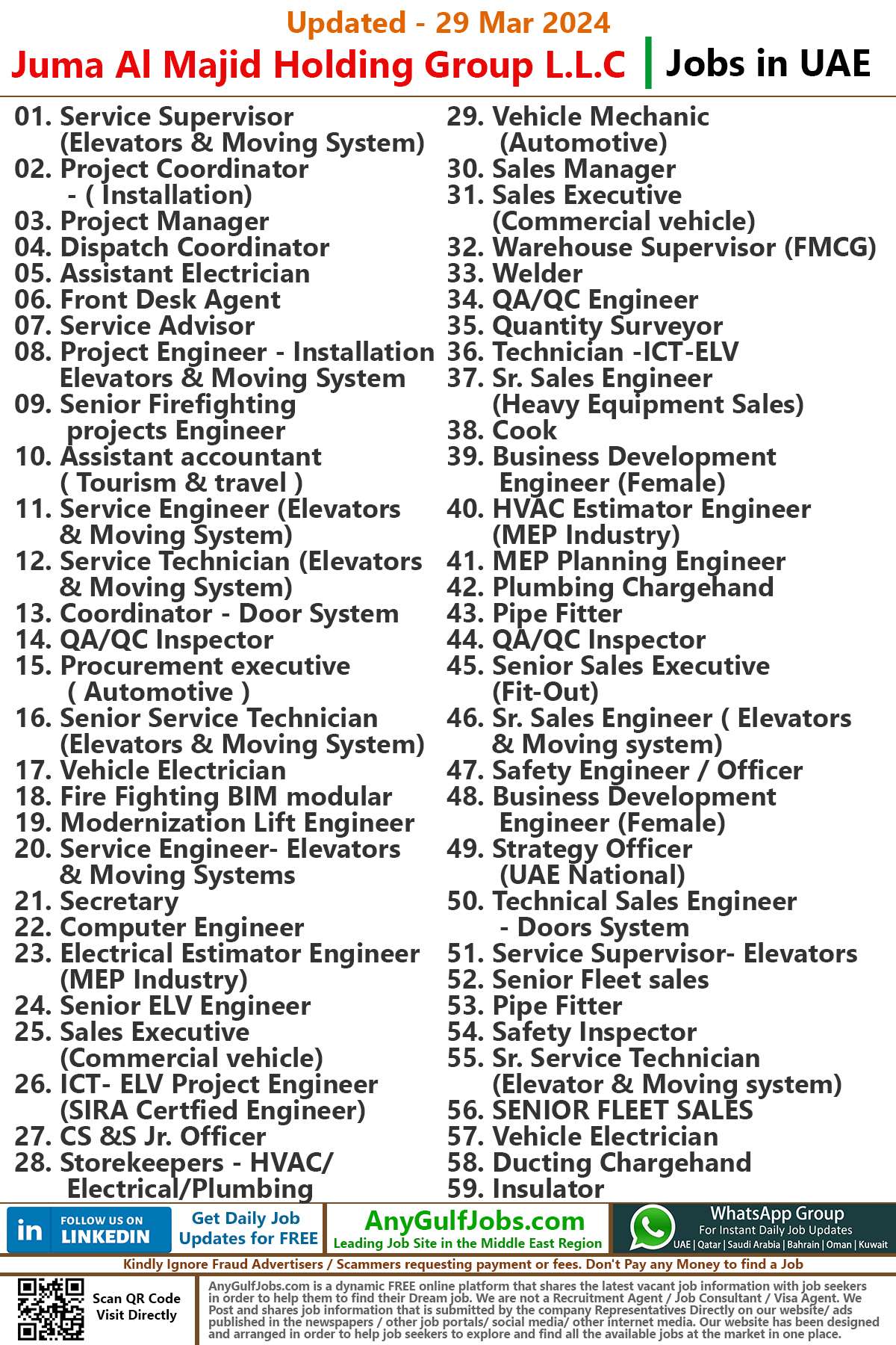 Emirates Group Jobs | Careers - Dubai – UAE - 2025