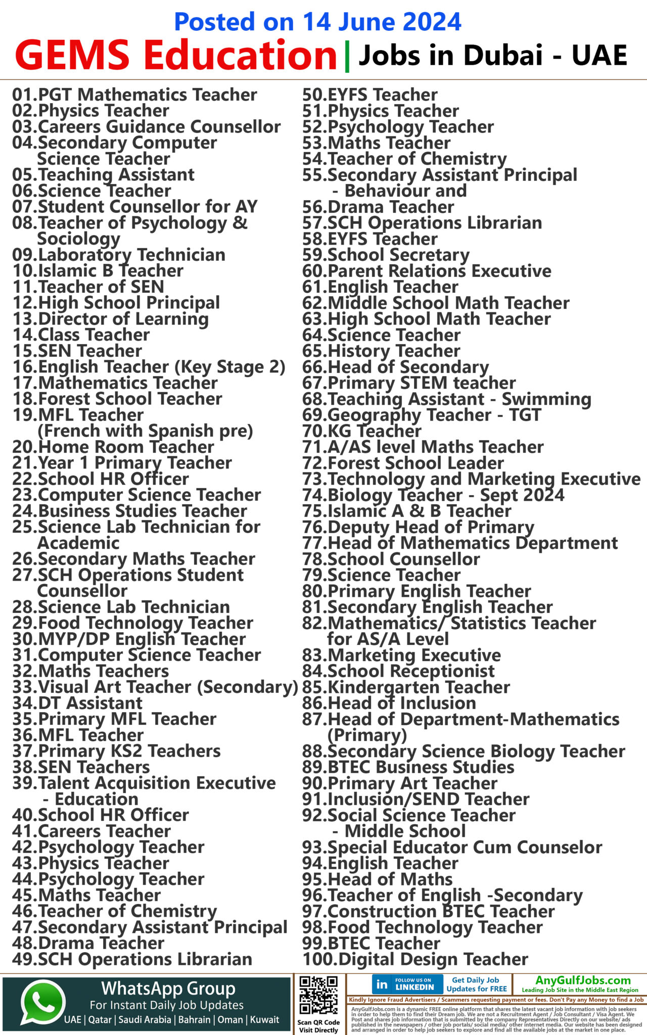 GEMS Education Jobs | Careers - Dubai - UAE - 2025