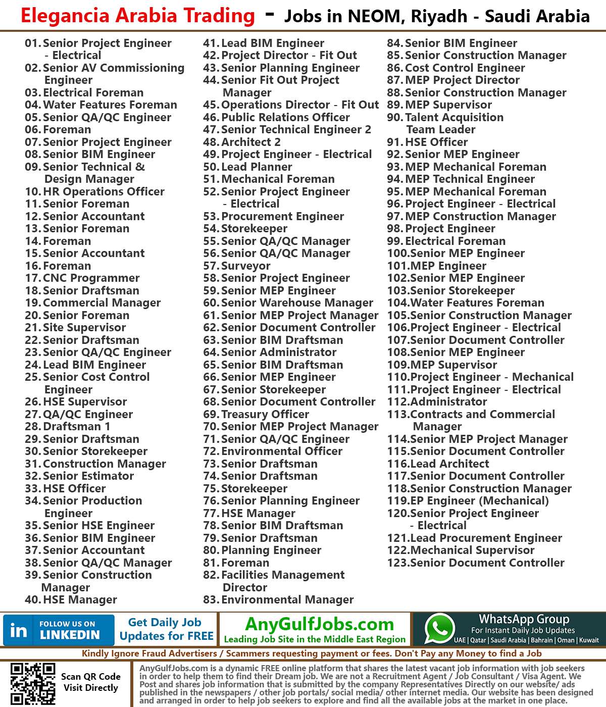 NEOM Jobs | Careers - Saudi Arabia - 2024