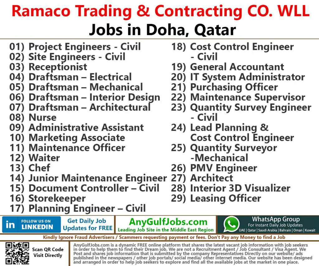 UrbaCon Trading & Contracting Jobs | Careers - Qatar - 2024