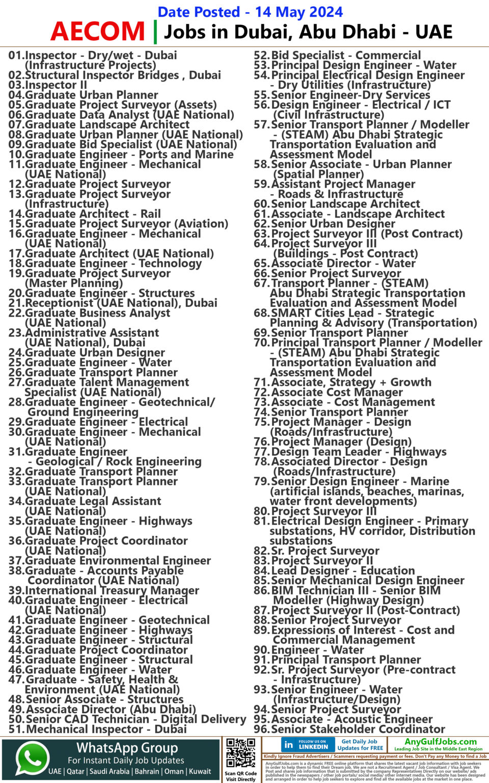 AECOM Jobs | Careers - Dubai, UAE - 2024