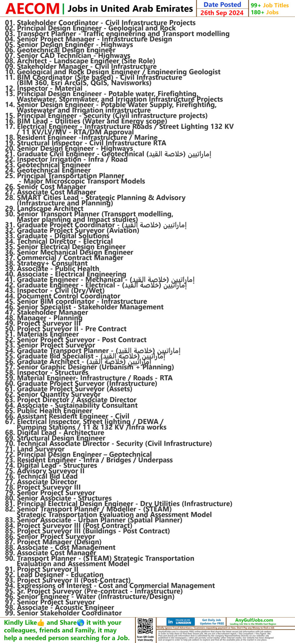 AECOM Jobs | Careers - Dubai, Abu Dhabi - UAE - 2024