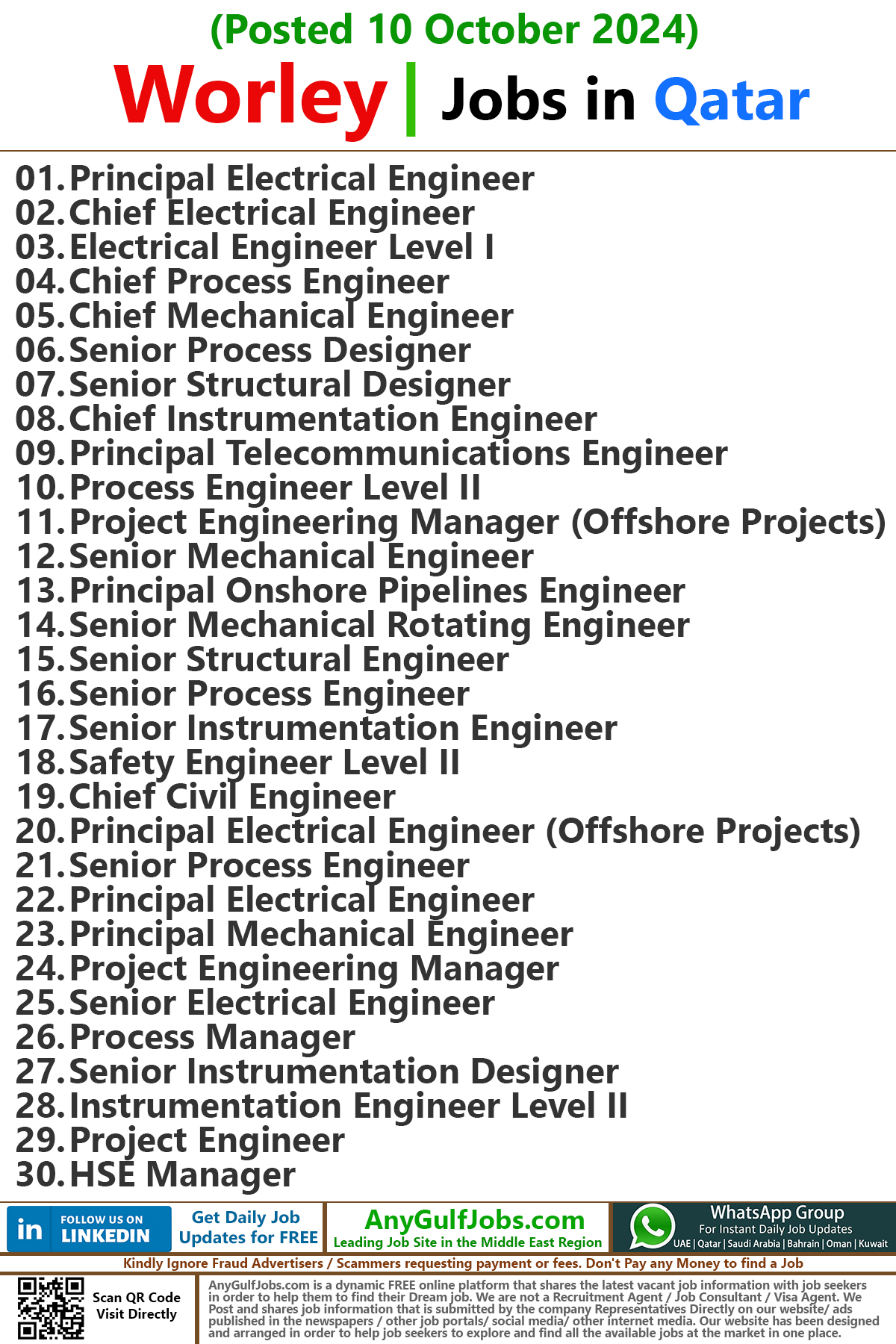 Worley Jobs in Qatar - (May - 2026) - AnyGulfJobs.com