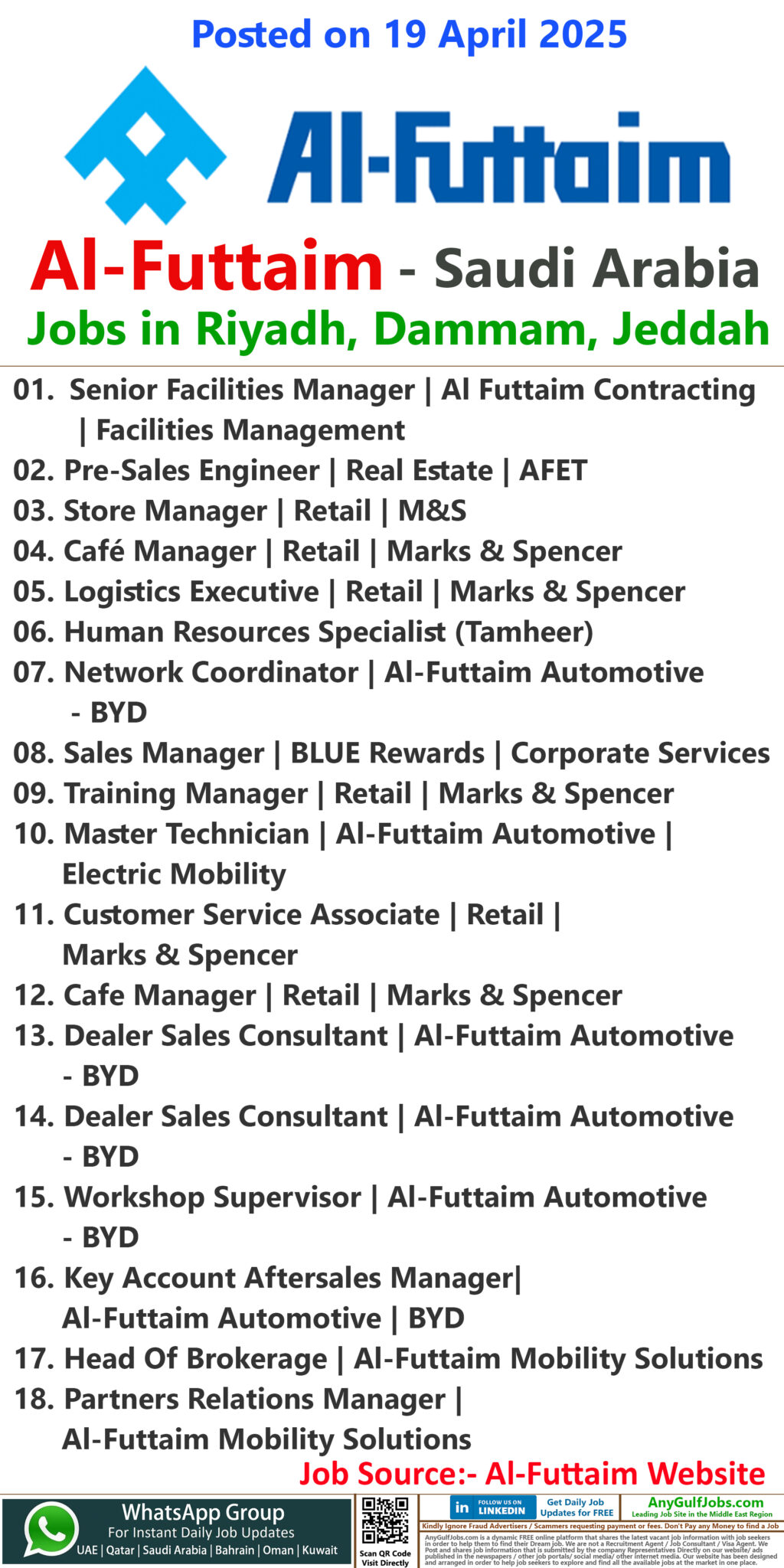 Al-Futtaim Automotive Jobs | Careers - Saudi Arabia - 2025