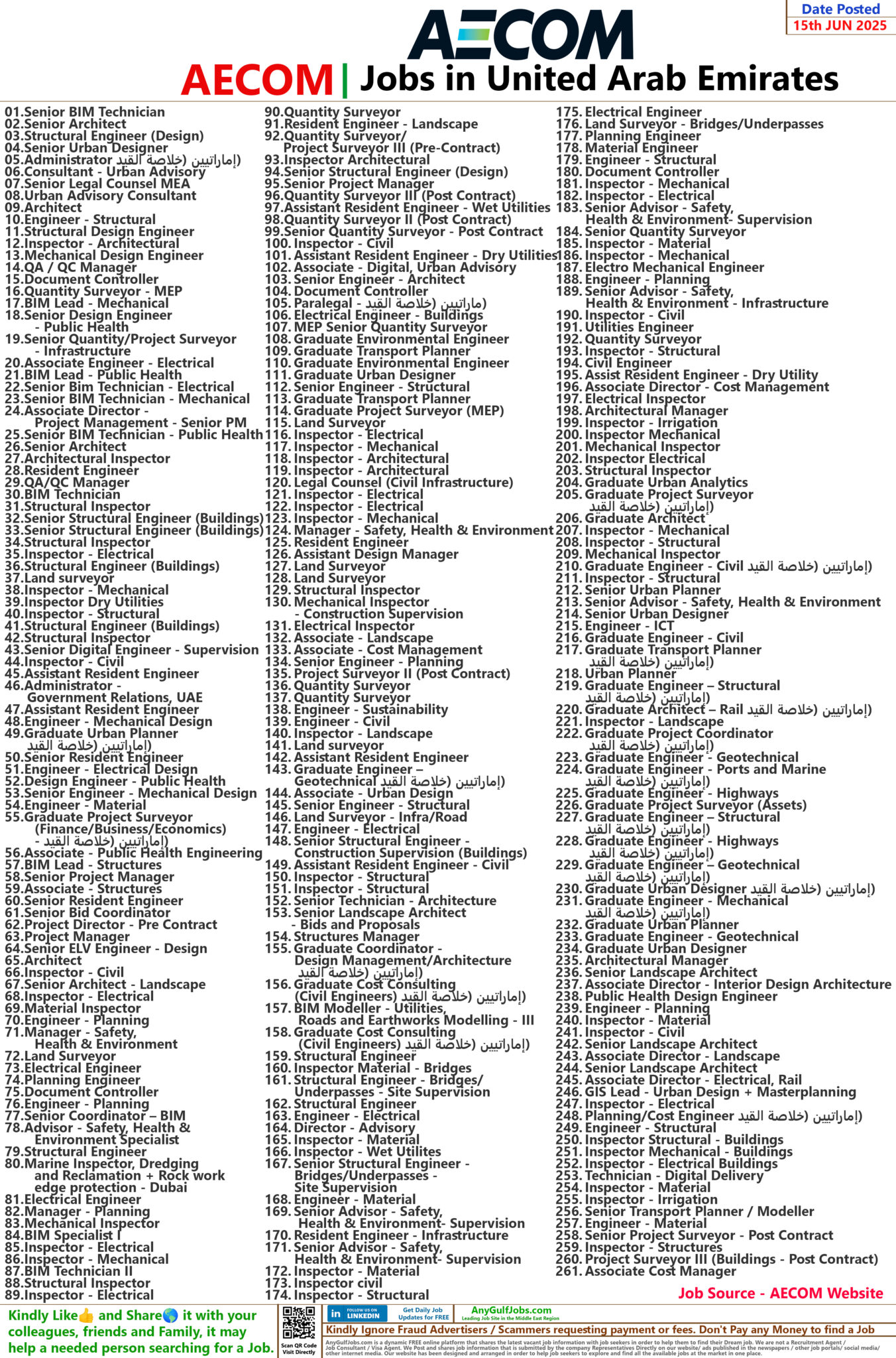 AECOM Jobs | Careers - Dubai, Abu Dhabi - UAE - 2025