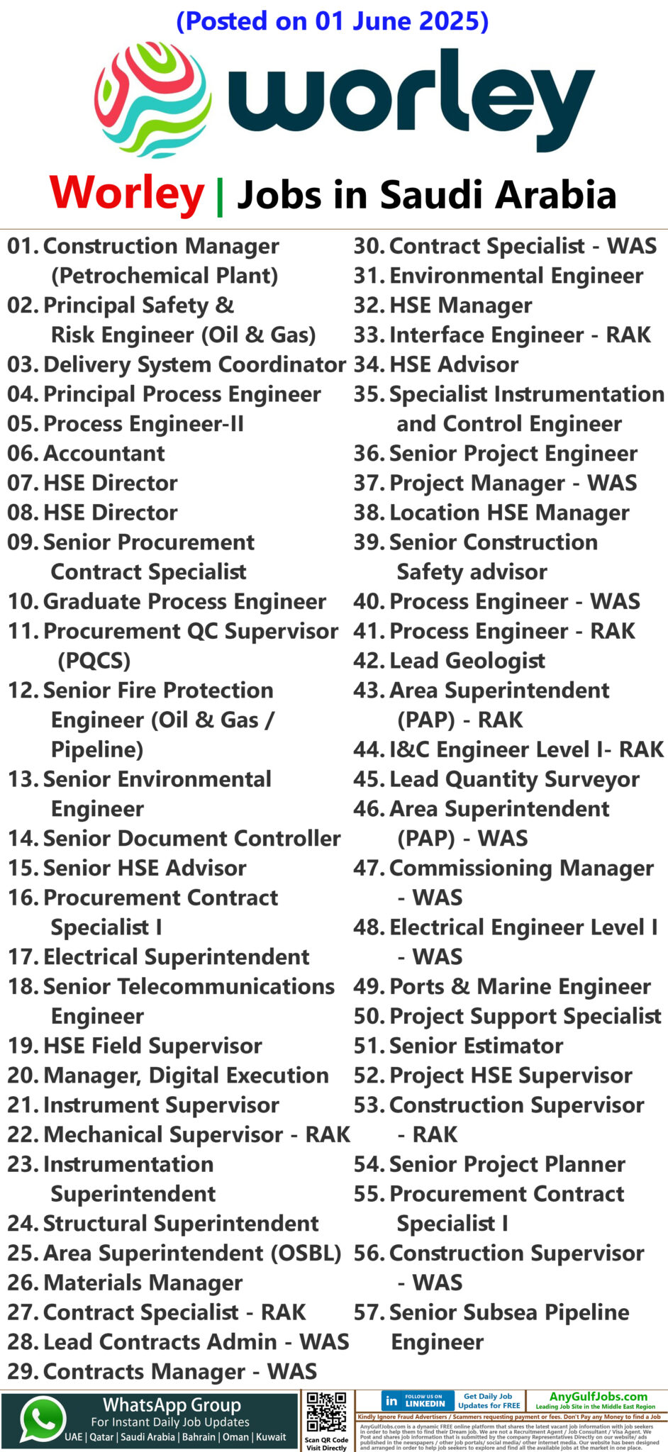 Worley Jobs | Careers - Saudi Arabia - 2025
