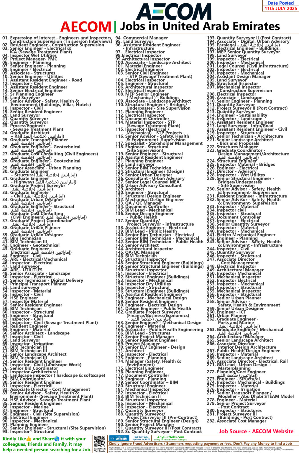 AECOM Jobs | Careers - Dubai, Abu Dhabi - UAE - 2025