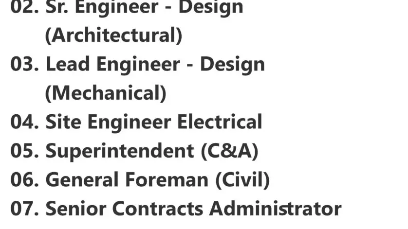 El Seif Engineering Contracting Jobs | Careers - Saudi Arabia - 2025