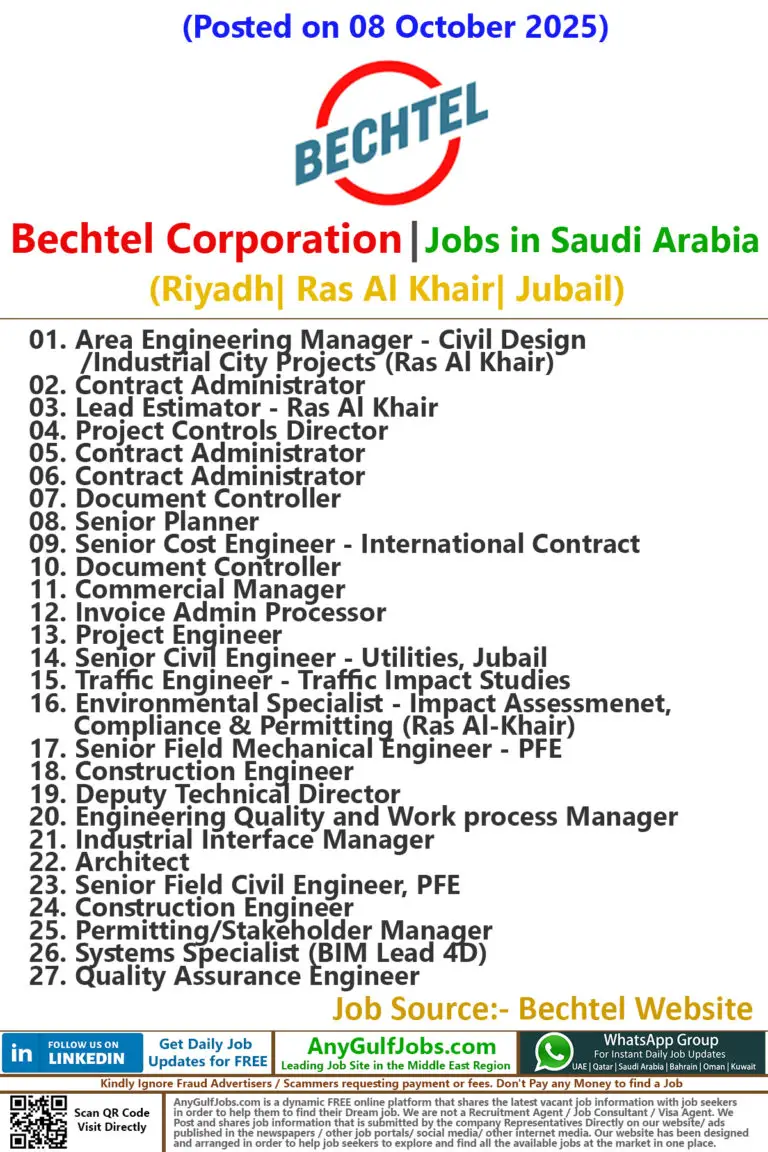 Bechtel Corporation Jobs | Careers - Saudi Arabia - 2026