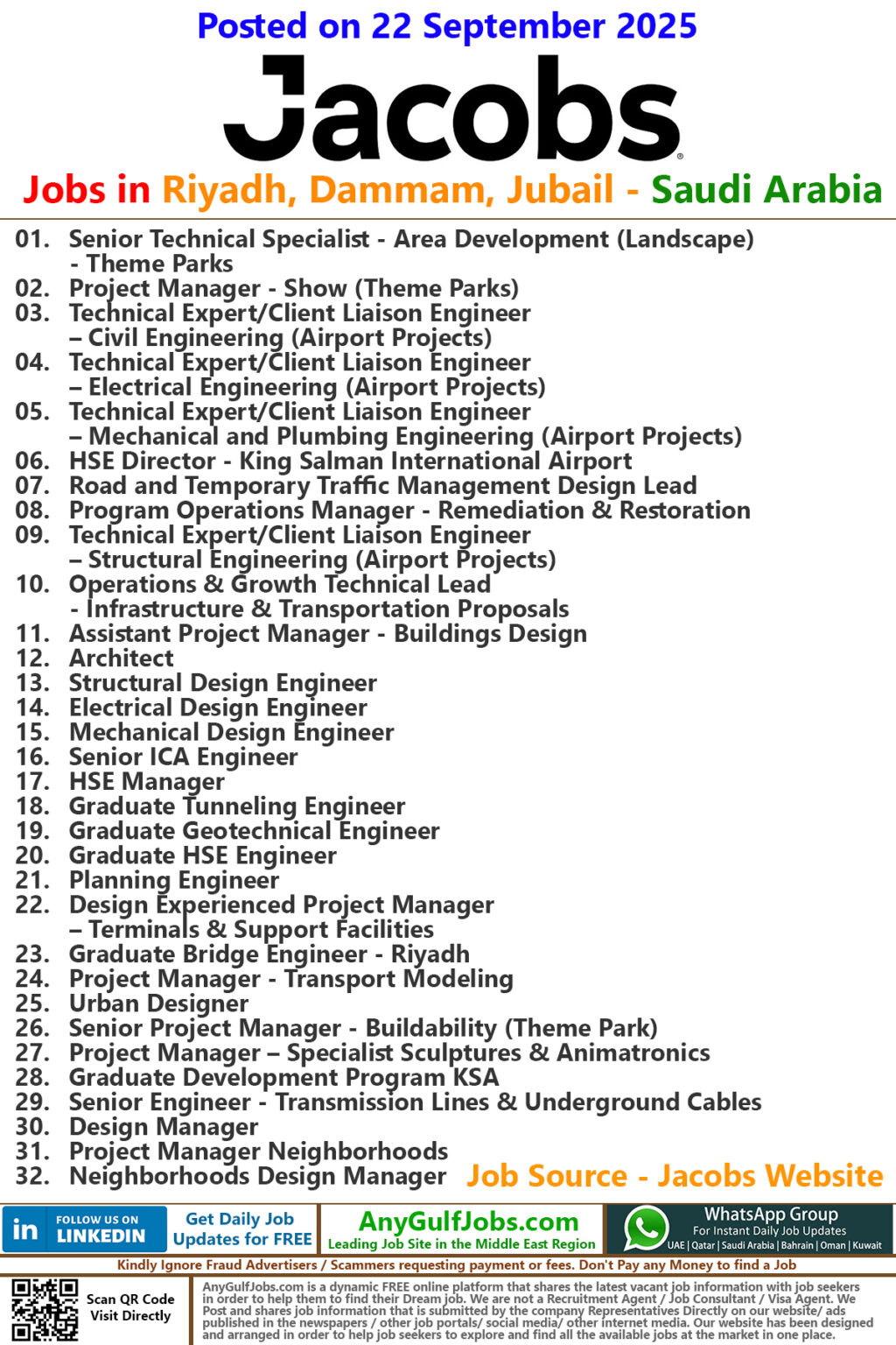 Jacobs Jobs | Careers - Saudi Arabia - 2025